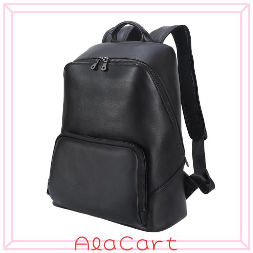 [Masa Kawa] リュック メンズ 本革 バックパック レザー 完全防水 小分け収納 シンプル ビジネスバッグ リュック 黒 コンパクト 型崩れし