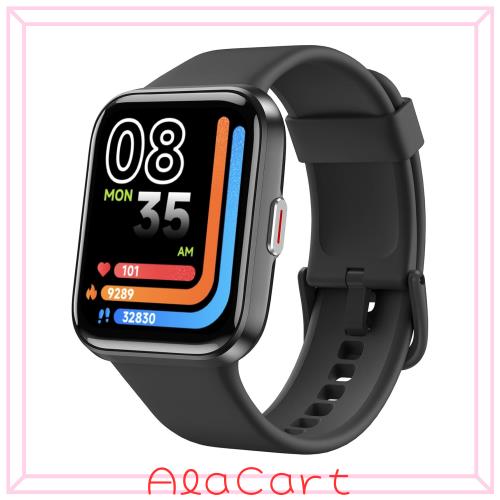 スマートウォッチ iPhone＆アンドロイド対応 2024新登場 通話機能付き レディース Alexa音声 1.7インチ大画面 smart watch DIY文字盤 SMS/