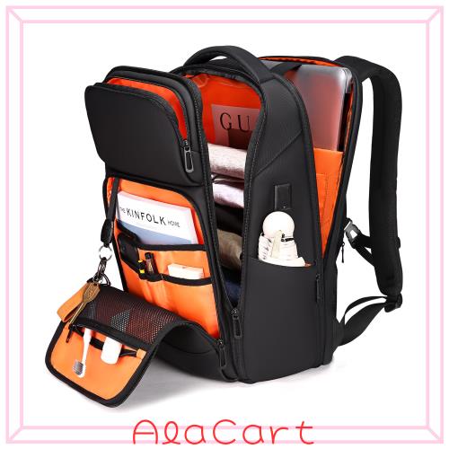 [FENRUIEN] リュック メンズ ビジネスリュック リュックサック 大容量 PCラップトップバック 防水 17インチ ビジネスバッグ USB充電ポー