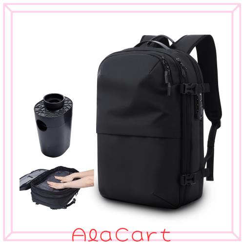 [KINGSLONG] ビジネスリュック 真空圧縮 リュック メンズ 真空バックパック リュックサック レディース 真空リュック 60L 17.3インチPC収