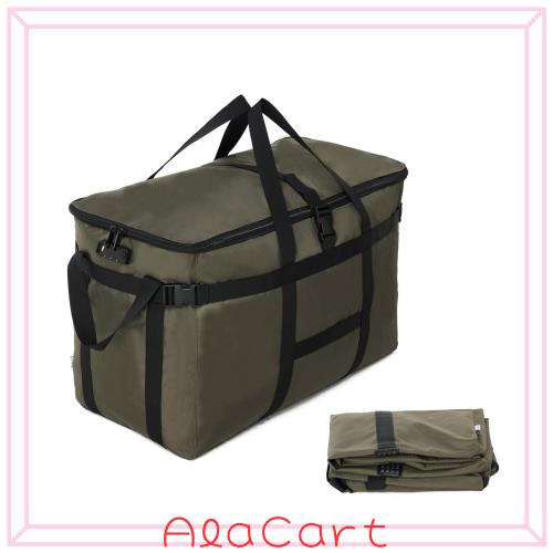 Arxus 旅行バッグ 大容量 TSAロック スタイリストバッグ アウトドア キャンプ 収納バッグ 130リットル 折りたたみ トートバッグ 防水バッ