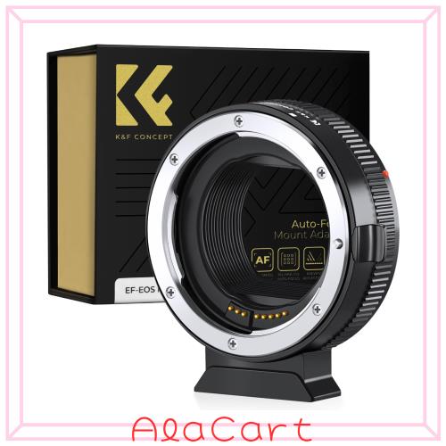 K＆F Concept 電子接点 マウントアダプター EF-EOSR オートフォーカス AF機能搭載 電子マウントアダプター EF-EOS R キヤノン EF/EF-Sマウ