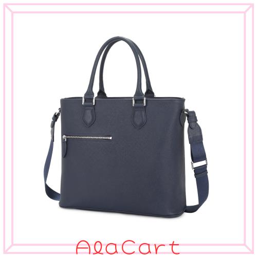 木村工房トートバック メンズ レディース 角シボ型押し 大容量 大きい ビジネス 多機能 収納 ファスナー 仕切り 革製 牛革 本革 レザー