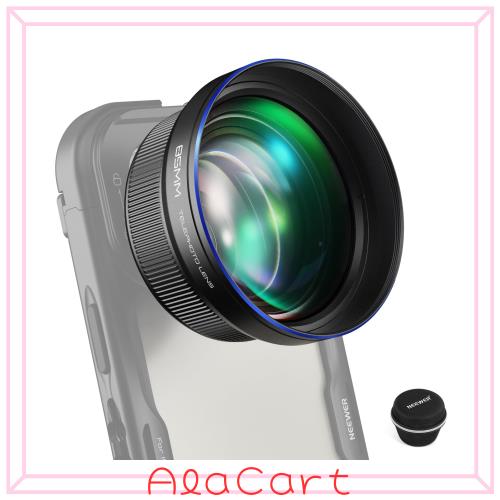 NEEWER スマホ望遠レンズ 2.5倍望遠レンズ HD 85MM 17mmジバックプレート用 17mmレンズアダプター付き コンパチブル SmallRig NEEWER iPh