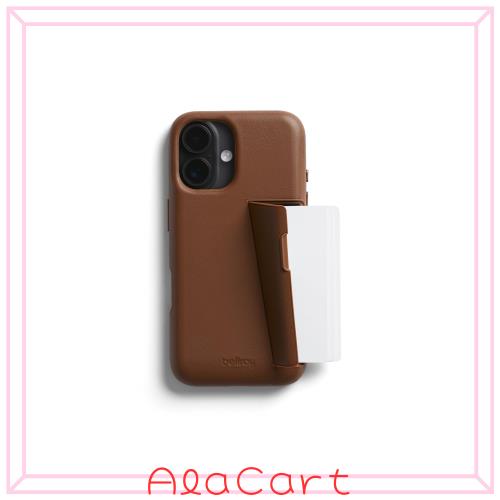 Bellroy Phone Case ？ 3 Card iPhone 16用 レザーのiPhoneケース スマホウォレット - Sienna