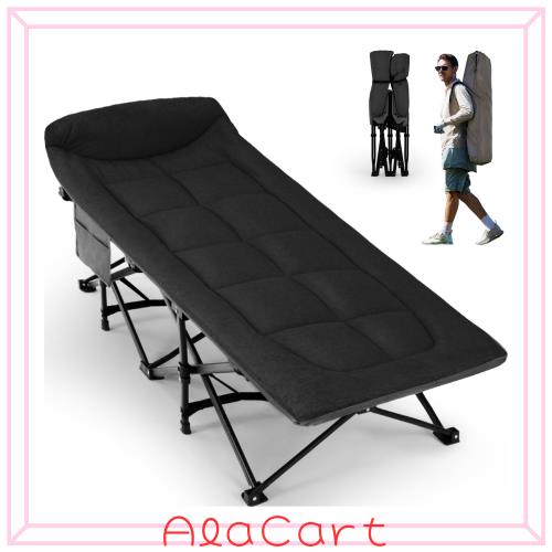 Overmont 折り畳み式ベッド 簡易ベッド 耐荷重250kg キャンプコット 防水 通気性 軽量 アウトドアベッド キャンプベッド 収納袋付き