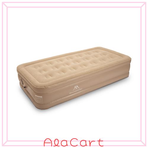 エアーマットレス シングル/ダブルサイズ 高さ40cm ワンクリック膨張 電動ポンプ内蔵 コンパクト収納 防水・耐久性 キャンプ・アウトドア