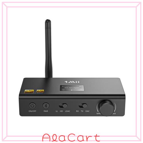 1Mii HiFi Bluetooth トランスミッター レシーバー 一台三役 OLED ディスプレイ LDAC 対応 apt-X HD 低遅延 USB DAC ハイレゾ オーディオ