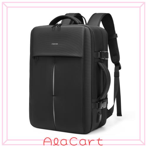 [shrradoo] ビジネスリュック リュックサック メンズ バックパック 50L 真空圧縮 PC収納 拡張可能 防水 リュック 大容量 多機能 通勤通学