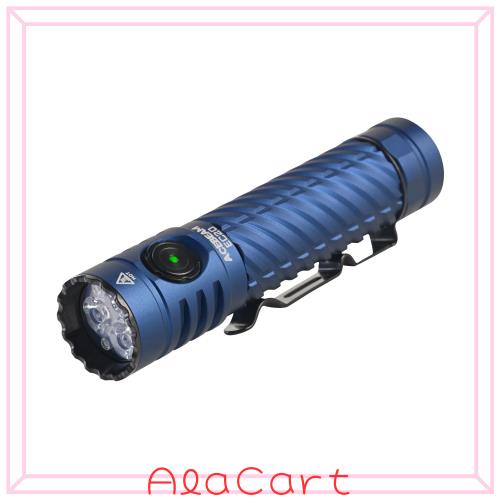ACEBEAM EC20 EDC マルチ光源 懐中電灯 2500ルーメン 高出力 370メートル 長距離 無段階調光 フリッカーフリー LEDフラッシュライト IP68