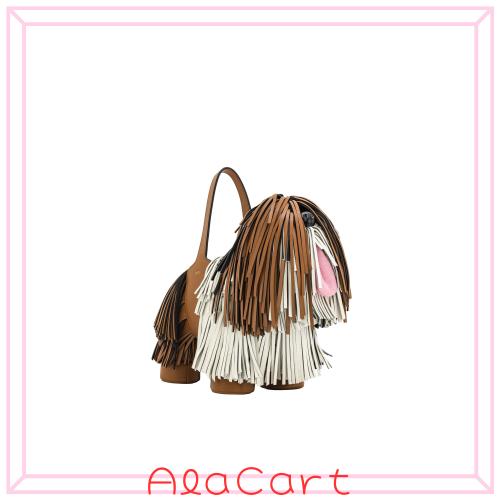 [JW PEI] Nita パピーシェイプハンドバッグ - ブラウン