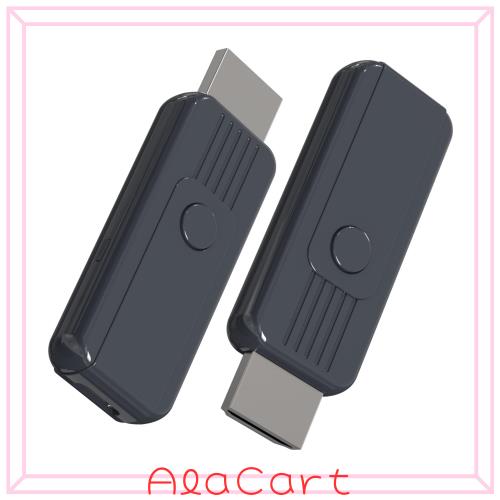 ワイヤレス hdmi 送受信機セット hdmi 無線化 【2024最新】小型 Miniトランスミッター レシーバー 挿すだけ使える 30m安定無線伝送 WIFI/