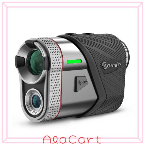 DORMIE ゴルフ レーザー 距離計 T100 磁石吸着機能 800yd対応 メタリックな質感 高低差測定ON/OFF インジケーターライト付き フラグロッ