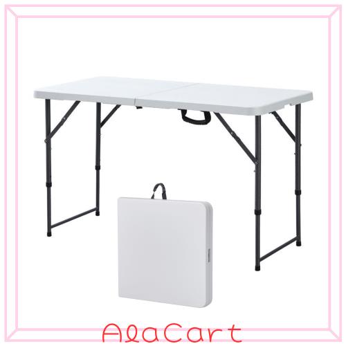 折りたたみテーブル アウトドア 作業テーブル ダイニングテーブル 調整可能 多機能 アウトドア ポータブルテーブル 大きい 軽量 持ち運び