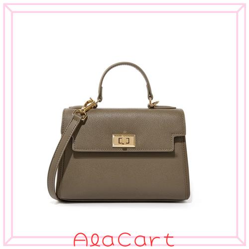 [YOBLUELO] ショルダーバッグ 本革 レディース ハンドバッグ 小さめ 2WAY ミニ バッグ 軽量 シンプル 高見え 斜めがけ 肩掛け 手持ち フ