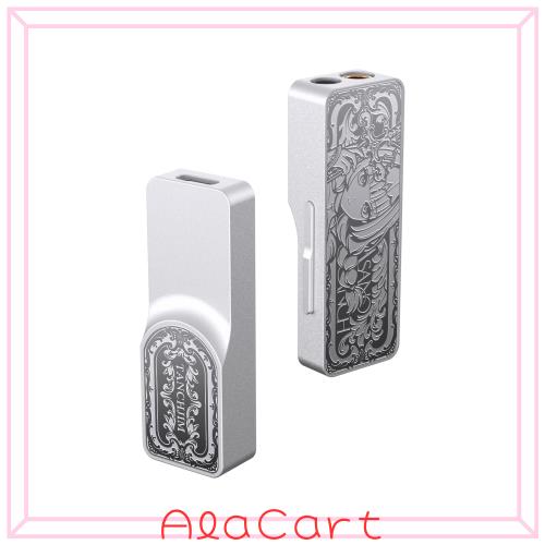 TANCHJIM LUNA ポータブルUSB HIFIヘッドホンアンプ | デュアルCS43198 DAC | 32Bit/768kHz ＆ DSD256対応 | 4.4mm＆3.5mm出力 | スマホ/P