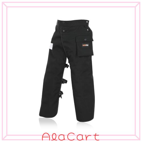 [WISEPRO] チェンソー作業用 チャップス 保護ズボン 切断防止 6層防護素材 ウエスト調整可能 オックスフォード生地 ケガ防止 エプロン型