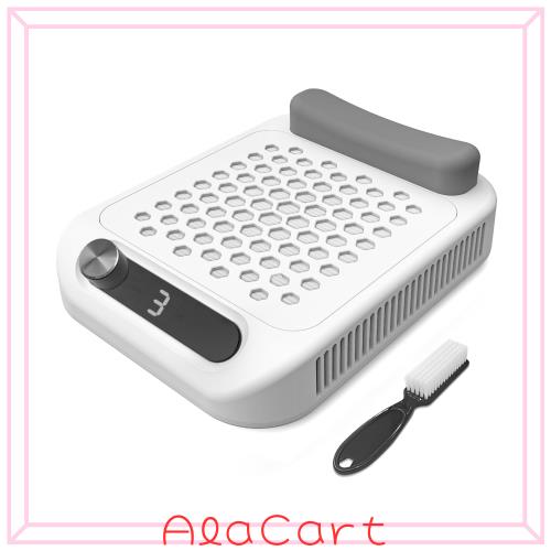 CGBE ネイルダストコレクター: 強力 集塵機 ネイル ネイルダストクリーナー 2枚フィルター付き ネイルダスト 肘置き付き 12000rpm 回転数