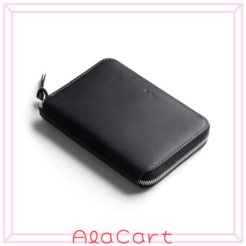 [Bellroy] Folio Wallet 革財布 二つ折り財布 コンパクトなクラッチバッグ カードや紙幣、小銭、毎日使う小物類を収納可能 - Black