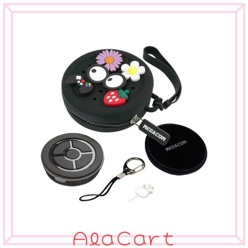 megacom DuoMon3 PRO 2025ver. 自動再接続機能 1P/2Pポケットオートキャッチャー(レッドボール)、IPX7防水ワイヤレスとType-C充電式APP調