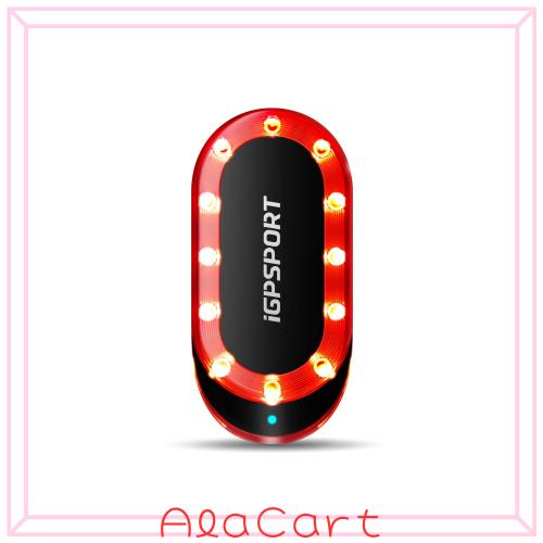 iGPSPORT SR mini 自転車後方レーダー リアビューレーダー テールライト 最大160mまで後方からの接近車両を検知 ブレーキ時ハイライト 自