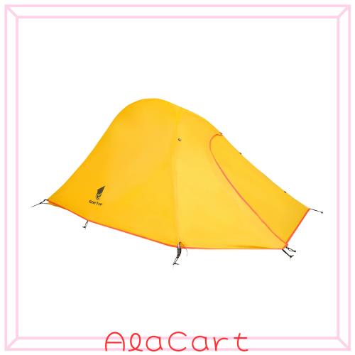 Geer Top テント 2人用 前室あり 超軽量 防水 耐水圧3000mm コンパクト 二重層 通気 耐風 自立式 アウトドア キャンプ 登山 ハイキング