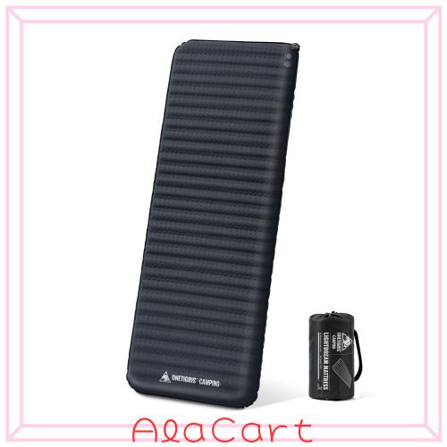 OneTigris LIGHTDREAM インフレータブルマット シングル 60秒自動膨張 181 x 64 x 5 cm R値4.5 無臭 快適 静音 滑り止め加工 オールシー