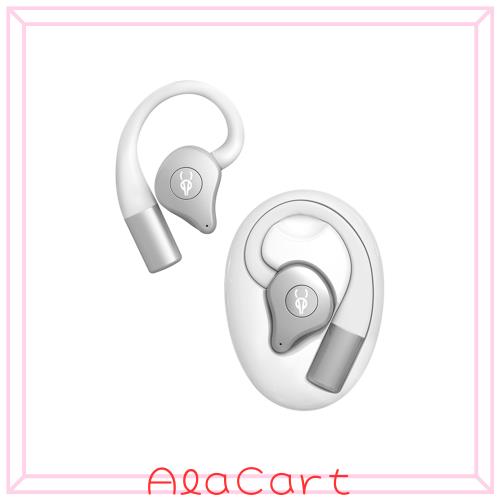 okcsc Q12 Bluetoothイヤホン オープンイヤー ワイヤレスイヤホン ノイズキャンセリング 耳掛け式 開放型イヤホン 18時間再生 超軽量 Sir