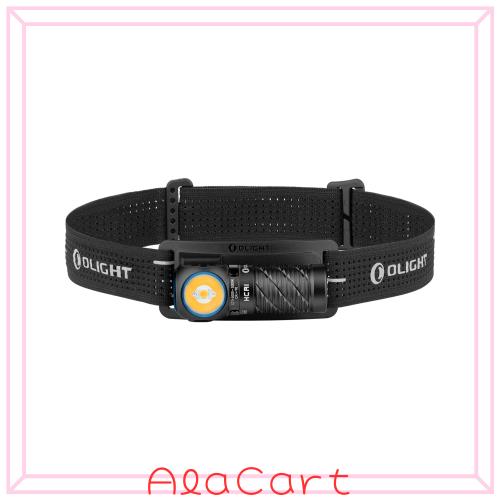 OLIGHT(オーライト) Perun 3 Mini LED ヘッドライト 充電式 懐中電灯 ヘルメットライト フラッシュライト 白＆赤 1250ルーメン 155メート