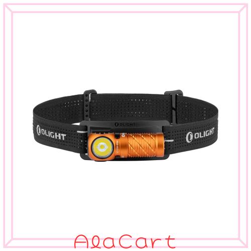 OLIGHT(オーライト) Perun 3 Mini LED ヘッドライト 充電式 懐中電灯 ヘルメットライト フラッシュライト 白＆赤 1250ルーメン 155メート