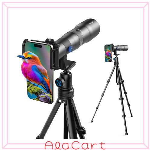 【超高倍率】 APEXEL スマホ望遠レンズ 50倍 単眼鏡スマホ 高倍率 高級 クリアで綺麗な写真撮る 軽量で持ちやすい 99.9%主流な携帯に対応