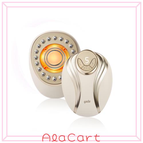 yete 腹筋トレニング EMS 5段階強度調節 1台多役 3色LED搭載 超音波RF 顔 体 お腹 二の腕 脚 全身使用可能 ボディ美容器 USB充電式 IPX6