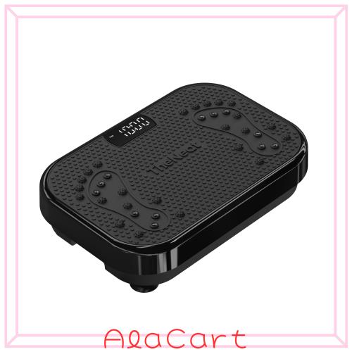 TheNeat ブルブル振動マシン 5種類のプログラムモード 振動20段階調節 コンパクトサイズ 静音 150kg耐荷重 室内運動器具 有酸素運動 フィ