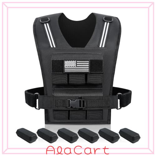 BAGAILウェイトベス ト加重ベスト 30LB 水洗い可能 重量調節可 おもり ベスト 重り ベスト 重量ベスト 負荷運動 速乾 通気 筋ト