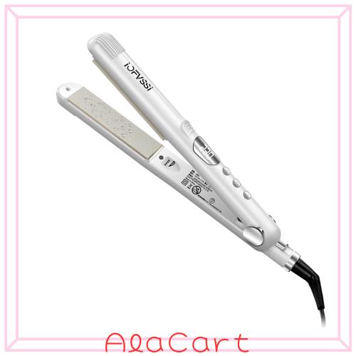 IOFVSSI ストレートアイロン ミニ ヘアアイロン 28mm ヘアアイロン ストレート マイナスイオン 2way イナスイオン発生 温度設定可能 耐熱