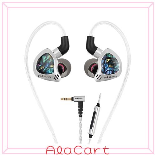 【Yinyoo HZSOUND Ginkgo 銀杏 】GINKGO 1DD+1PZT イヤホン 有線 イヤモニ カナル型イヤホン インイヤーイヤホン HIFI級音質3種類の交換