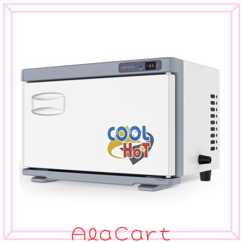 タオルウォーマー＆タオルクーラー 温冷 タオルスチーマー タオル蒸し器 おしぼり蒸し器 前開き タオル おしぼり 温冷切替タイプ (ホワイ