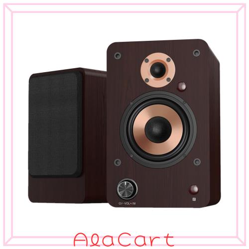 ブックシェルフスピーカー 100W(RMS) アクティブスピーカー Bluetooth/USB入力/AUX入力/光入力/同軸入力/RCA(L/R)入力 4インチウーハー/1