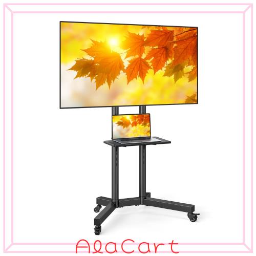 Rfiver テレビスタンド キャスター付き 壁寄せ tvスタンド 32-85インチ 高さ調整可能 大型 モニタースタンド テレビスタンド ハイタイプ