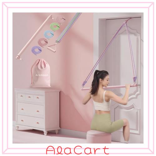 理想の背中を手に入れよう！肩甲骨ほぐし＆背中美ライン・背筋強化！Arkmoon 11点セットトレーニングチューブ・ストレッチバンド 5本入り