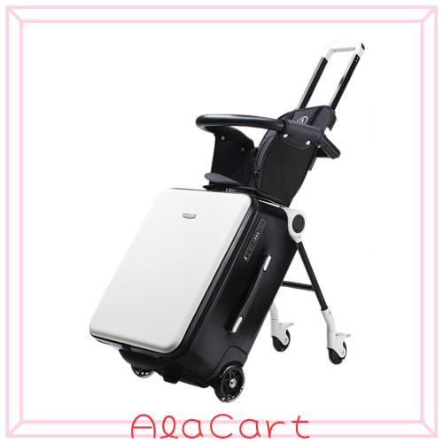[ChicCarry] 子供が乗れるキャリーケース クッションシート付き 乗れるスーツケース 子ども用 キッズキャリー キャリーバッグ 子供 座れ