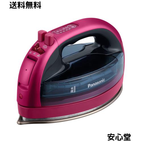 パナソニック コードレススチームWヘッドアイロン ピンク NI-WL707-P