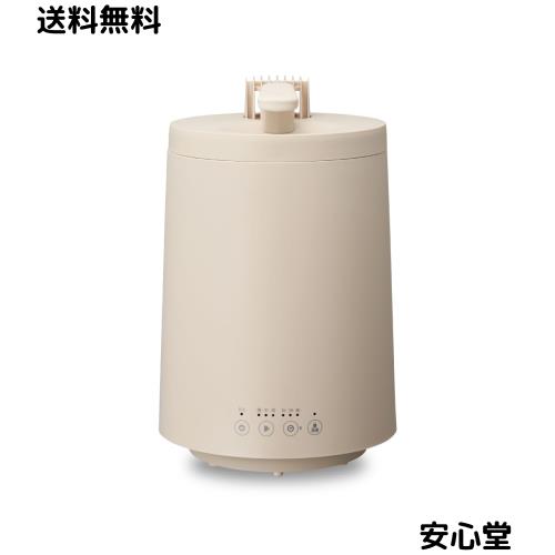 【清潔な蒸気のスチーム加湿器】ドウシシャ 加湿器 スチーム式 容量3L 木造10畳 プレハブ17畳 連続加湿時間5時間 加湿切替3段階 加湿量60