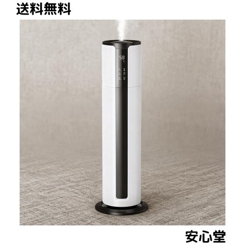 加湿器 大容量 空気清浄機能 10.0L アロマ 静音 上から給水 超音波加湿器 乾燥対策 床置き タワー式 48時間連続稼働 最大噴霧量300ML/H