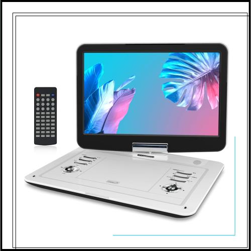 ポータブルDVDプレーヤー 15.5型 FANGOR 車載携帯式DVD 大容量バッテリー内蔵 液晶 画面 14.1インチ 270度回転 3電源 CPRM対応 リージョ