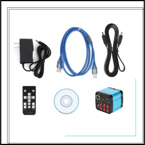 デジタル顕微鏡 USB顕微鏡カメラビデオ 画像とビデオ KP-2307V 21MP HDMI Cマウント実験用 顕微鏡カメラ レンズコネクターC/CS 7倍デジタ