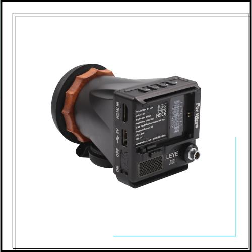 Portkeys LEYE III 電子ビューファインダー EVF 2.4インチLCDモニター4K HDMI[+ 8D〜-3D視力をサポート] Canon E6バッテリーの電源使用