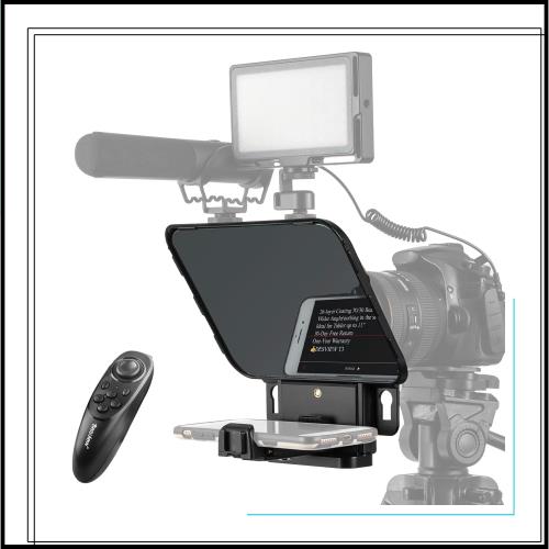 Desview T3 テレプロンプター スマートフォンタブレット デジタル一眼レフカメラ 11インチ Padの携帯電話用ポータブル テレプロンプター