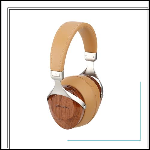 SIVGA SV021 木製ハウジング 密閉型 有線 オーバーイヤーヘッドホン (ローズウッド)