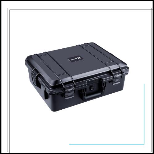 Lykus HC-4620 防水ハードケース 格子状カットスポンジが内蔵 内寸:46x36x18cm カメラ、プロジェクター、ドローン、精密機器などに適用